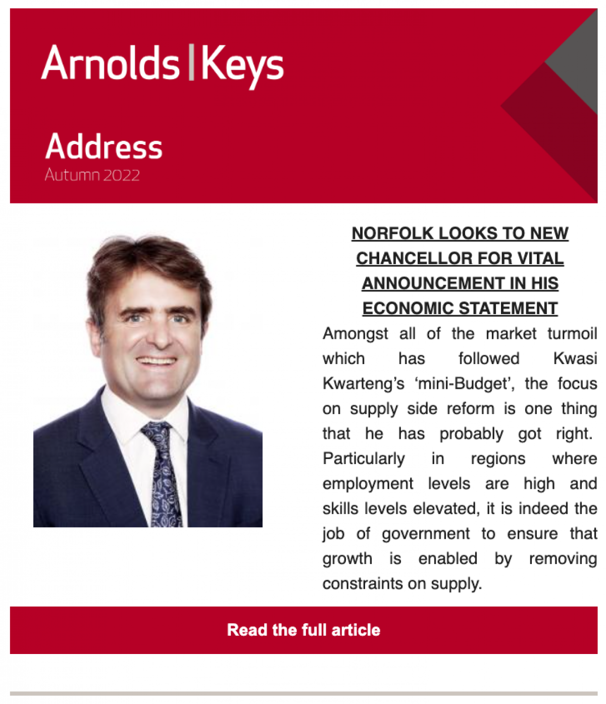 Arnolds Keys ADDRESS - Arnolds Keys